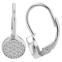 Adelia&acute;s Kettenanh&auml;nger ADELIA&acute;S "Anh&auml;nger &ndash; Herzanh&auml;nger aus 925 Silber mit Zirkonia", silber, Schmuckanh&auml;nger, Damen, Silber 925 (Sterlingsilber), Kettenanh&auml;nger, Eine sch&ouml;ne Geschenkidee f&uuml;r jeden Anlass