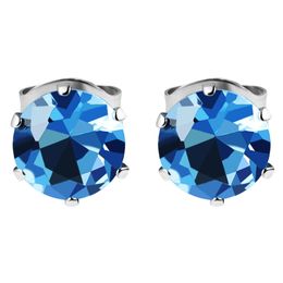 Adelia&acute;s Paar Ohrh&auml;nger ADELIA&acute;S "Ohrringe &ndash; Ohrstecker aus Edelstahl mit Zirkonia", Damen, Gr. Unisex, Edelstahl, silber, Ohrringe, Ideal zum Verschenken &ndash; schlicht und stilvoll