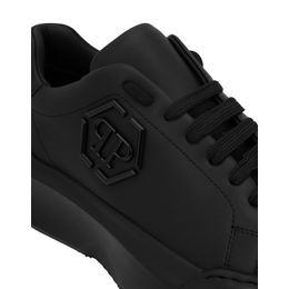 Sneaker Philipp Plein "Godzilla Runner Hexagon", Herren, Gr. 39, Normalschaft, schwarz (0202, schwarz, schwarz), Schuhe Sneaker