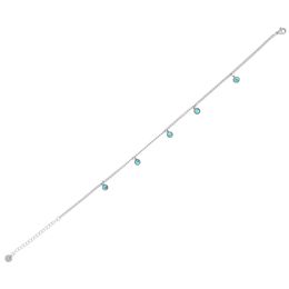Adelia&acute;s Kettenanh&auml;nger ADELIA&acute;S "Anh&auml;nger aus Edelstahl mit Perle", blau (silber), Schmuckanh&auml;nger, Damen, Edelstahl, Kettenanh&auml;nger, Geschenkidee: zeitlos und vielseitig