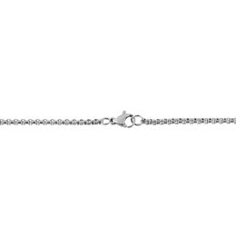 Adelia&acute;s Kette ohne Anh&auml;nger ADELIA&acute;S "Halskette aus Edelstahl mit Strass Steinchen 61 cm", silber, Halsketten, Damen, 61cm, Edelstahl, Ein Geschenk, das Freude macht