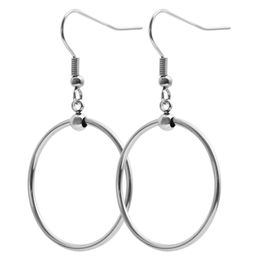 Adelia&acute;s Paar Ohrh&auml;nger ADELIA&acute;S "Ohrringe &ndash; Ohrh&auml;nger aus Edelstahl", Damen, Gr. Damen, Edelstahl, silber, Ohrringe, Ideal zum Verschenken &ndash; schlicht und stilvoll