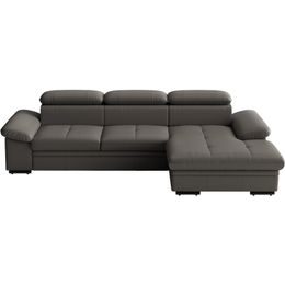 Sit & More Ecksofa SIT & MORE "Viola", anthrazit, B:260cm H:73cm T:174cm, Sofas, Ecksofa, optional mit Bettfunktion