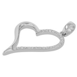 Adelia&acute;s Kettenanh&auml;nger ADELIA&acute;S "Anh&auml;nger &ndash; Herz Herzanh&auml;nger aus 925 Silber mit Zirkonia", silber, Schmuckanh&auml;nger, Damen, Silber 925 (Sterlingsilber), Kettenanh&auml;nger, Ideal als Geschenk zum Muttertag