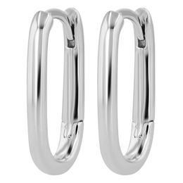 Adelia&acute;s Paar Creolen ADELIA&acute;S "Ohrringe &ndash; Creole aus 925 Silber", Damen, Gr. Damen, Silber 925 (Sterlingsilber), silber, Ohrringe, Perfekt als Geschenk zum einen besonderen Tag