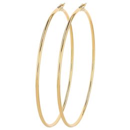 Adelia&acute;s Paar Creolen ADELIA&acute;S "Ohrringe &ndash; Creole aus Edelstahl", Damen, Gr. Damen, Edelstahl, gold, Ohrringe, Eine sch&ouml;ne Geschenkidee f&uuml;r jeden Anlass