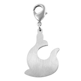 Adelia&acute;s Kettenanh&auml;nger ADELIA&acute;S "Anh&auml;nger &ndash; Delfin Charmanh&auml;nger aus Edelstahl", silber, Schmuckanh&auml;nger, Damen, Edelstahl, Kettenanh&auml;nger, Ideal zum Verschenken &ndash; schlicht und stilvoll