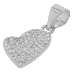 Adelia&acute;s Kettenanh&auml;nger ADELIA&acute;S "Anh&auml;nger &ndash; Herz Herzanh&auml;nger aus 925 Silber mit Zirkonia", silber, Schmuckanh&auml;nger, Damen, Silber 925 (Sterlingsilber), Kettenanh&auml;nger, Ein stilvolles Geschenk f&uuml;r besondere Momente