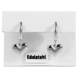 Adelia&acute;s Kettenanh&auml;nger ADELIA&acute;S "Anh&auml;nger &ndash; Herzanh&auml;nger aus Edelstahl", silber, Schmuckanh&auml;nger, Damen, Edelstahl, Kettenanh&auml;nger, Ideal zum Verschenken &ndash; schlicht und stilvoll