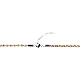 Adelia&acute;s Kette ohne Anh&auml;nger ADELIA&acute;S "Halskette &ndash; Kordelkette aus Edelstahl 45 cm", gold (silber), Halsketten, Damen, 45cm, Edelstahl, Zum Verschenken &ndash; passend f&uuml;r viele Anl&auml;sse