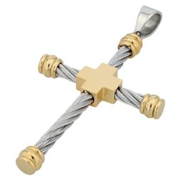 Adelia&acute;s Kettenanh&auml;nger ADELIA&acute;S "Anh&auml;nger &ndash; Kreuz Kreuzanh&auml;nger aus Edelstahl", braun, Schmuckanh&auml;nger, Damen, Edelstahl, Kettenanh&auml;nger, Zum Verschenken &ndash; passend f&uuml;r viele Anl&auml;sse