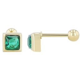 Adelia&acute;s Paar Ohrh&auml;nger ADELIA&acute;S "Ohrringe &ndash; Ohrstecker aus Edelstahl mit Zirkonia", Damen, Gr. Damen, Edelstahl, gold, Ohrringe, Ideal als Geschenk f&uuml;r besondere Anl&auml;sse