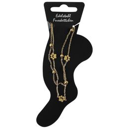 Adelia&acute;s Fu&szlig;kette ADELIA&acute;S "Fu&szlig;kettchen &ndash; aus Edelstahl", gold, Fu&szlig;ketten, Damen, Edelstahl, Zum Verschenken &ndash; passend f&uuml;r viele Anl&auml;sse