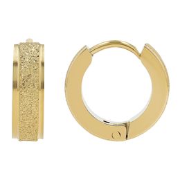 Adelia&acute;s Klappcreolen ADELIA&acute;S "Ohrringe &ndash; Klappcreole aus Edelstahl", Damen, Gr. Damen, Edelstahl, gold, Ohrringe Klappcreolen, Ein Geschenk, das Freude macht