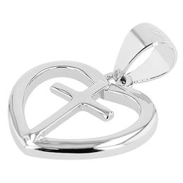 Adelia&acute;s Kettenanh&auml;nger ADELIA&acute;S "Anh&auml;nger &ndash; Kreuz Kreuzanh&auml;nger aus 925 Silber", silber, Schmuckanh&auml;nger, M&auml;dchen, Silber 925 (Sterlingsilber), Kettenanh&auml;nger, Ideal zum Verschenken &ndash; schlicht und stilvoll