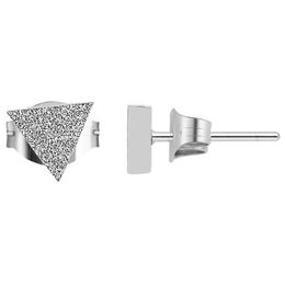 Adelia&acute;s Paar Ohrh&auml;nger ADELIA&acute;S "Ohrringe &ndash; Ohrstecker aus Edelstahl", Damen, Gr. Damen, Edelstahl, silber, Ohrringe, Perfekt als Geschenk f&uuml;r besondere Menschen