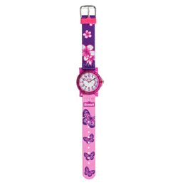 Quarzuhr Scout "The IT-Collection", bunt, Armbanduhren, Kinder, Quarzuhr, Armbanduhr, Kinderuhr, M&auml;dchen, Blumen, Schmetterlinge, Geschenk