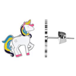 Adelia&acute;s Kette ohne Anh&auml;nger ADELIA&acute;S "Halskette &ndash; Ankerkette Einhorn aus Edelstahl 43 cm", silber, Halsketten, M&auml;dchen, 43cm, Edelstahl, Ideal zum Verschenken &ndash; schlicht und stilvoll