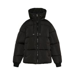 Wintermantel Kaffe "Jacke KAnika", Damen, Gr. 36, schwarz (schwarz deep), Obermaterial: 100% Polyester Pol. recyc.., M&auml;ntel Wintermantel