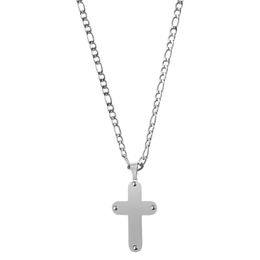 Adelia&acute;s Kette ohne Anh&auml;nger ADELIA&acute;S "Halskette mit Anh&auml;nger &ndash; Kreuz aus Edelstahl", silber, Halsketten, Damen, 60cm, Edelstahl, Perfekt zum Verschenken an besondere Menschen