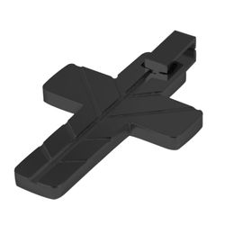 Adelia&acute;s Kettenanh&auml;nger ADELIA&acute;S "Anh&auml;nger &ndash; Kreuz Kreuzanh&auml;nger aus Edelstahl", schwarz, Schmuckanh&auml;nger, Damen, Edelstahl, Kettenanh&auml;nger, Ideal als Geschenk &ndash; dezent und elegant