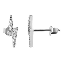 Adelia&acute;s Paar Ohrh&auml;nger ADELIA&acute;S "Ohrringe &ndash; Ohrstecker aus 925 Silber mit Zirkonia", Damen, Gr. Damen, Silber 925 (Sterlingsilber), silber, Ohrringe, Zum Verschenken &ndash; passend f&uuml;r viele Anl&auml;sse