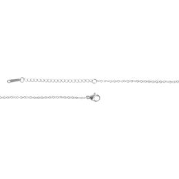 Adelia&acute;s Kette ohne Anh&auml;nger ADELIA&acute;S "Halskette mit Anh&auml;nger &ndash; Herz aus Edelstahl", silber, Halsketten, Damen, 45cm, Edelstahl, Ein kleines Geschenk mit gro&szlig;er Wirkung