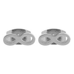 Adelia&acute;s Paar Ohrh&auml;nger ADELIA&acute;S "Ohrringe &ndash; Ohrstecker Unendlichkeitszeichen aus Edelstahl", Damen, Gr. Damen, Edelstahl, silber, Ohrringe, Zum Verschenken an Menschen, die Ihnen am Herzen liegen