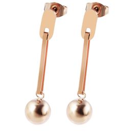 Adelia&acute;s Paar Ohrh&auml;nger ADELIA&acute;S "Ohrringe &ndash; Ohrstecker aus Edelstahl", Damen, Gr. Damen, Edelstahl, rosa (gold), Ohrringe, Perfekt als Geschenk zum Weihnachten