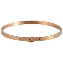 Adelia&acute;s Armreif ADELIA&acute;S "Armband &ndash; Armreif aus Edelstahl &Oslash; 6,4 cm cm", gold, Armb&auml;nder, Damen, 22cm, Edelstahl, Armreif, Ideal zum Verschenken &ndash; schlicht und stilvoll