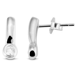 Adelia&acute;s Paar Ohrh&auml;nger ADELIA&acute;S "Ohrringe &ndash; Ohrstecker aus 925 Silber mit Zirkonia", Damen, Gr. Damen, Silber 925 (Sterlingsilber), silber, Ohrringe, Ein kleines Geschenk mit gro&szlig;er Wirkung