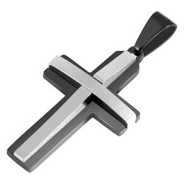 Adelia&acute;s Kettenanh&auml;nger ADELIA&acute;S "Anh&auml;nger &ndash; Kreuz Kreuzanh&auml;nger aus Edelstahl", silber, Schmuckanh&auml;nger, Damen, Edelstahl, Kettenanh&auml;nger, Geschenkidee: zeitlos und vielseitig