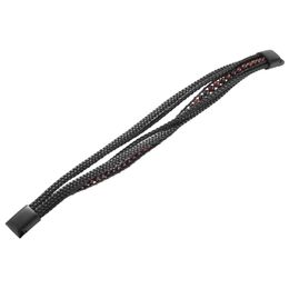 Adelia&acute;s Armband ADELIA&acute;S "Armband aus Leder mit Tigerauge 21 cm", schwarz, Armb&auml;nder, Herren, 21cm, Leder, Armband, Eine sch&ouml;ne Geschenkidee f&uuml;r jeden Anlass
