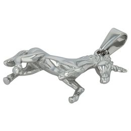 Adelia&acute;s Kettenanh&auml;nger ADELIA&acute;S "Anh&auml;nger &ndash; Einhorn Anh&auml;nger aus Edelstahl", silber, Schmuckanh&auml;nger, M&auml;dchen, Edelstahl, Kettenanh&auml;nger, Perfekt als Geschenk zum Valentinstag