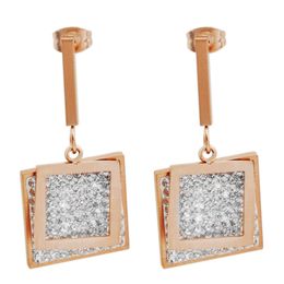 Adelia&acute;s Paar Ohrh&auml;nger ADELIA&acute;S "Ohrringe &ndash; Ohrstecker aus Edelstahl mit Strass Steinchen", Damen, Gr. Damen, Edelstahl, gold, Ohrringe, Zum Verschenken &ndash; passend f&uuml;r viele Anl&auml;sse