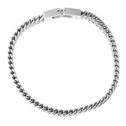 Adelia&acute;s Armband ADELIA&acute;S "Armband &ndash; Panzerarmband aus Edelstahl 21 cm", silber, Armb&auml;nder, Damen, 21cm, Edelstahl, Armband, Perfekt zum Verschenken an besondere Menschen