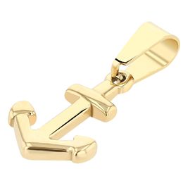 Adelia&acute;s Kettenanh&auml;nger ADELIA&acute;S "Anh&auml;nger aus Edelstahl", gold, Schmuckanh&auml;nger, Damen, Edelstahl, Kettenanh&auml;nger, Ideal zum Verschenken &ndash; schlicht und stilvoll