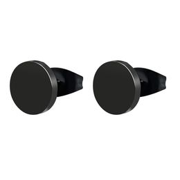 Adelia&acute;s Paar Ohrh&auml;nger ADELIA&acute;S "Ohrringe &ndash; Ohrstecker aus Edelstahl", Damen, Gr. Unisex, Edelstahl, schwarz, Ohrringe, Ideal als Geschenk &ndash; dezent und elegant