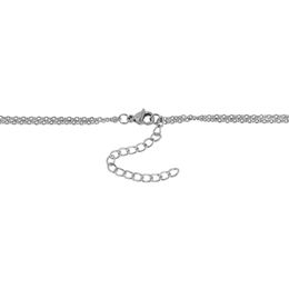 Adelia&acute;s Kette ohne Anh&auml;nger ADELIA&acute;S "Halskette mit Anh&auml;nger &ndash; aus Edelstahl", silber, Halsketten, Damen, 43cm, Edelstahl, Perfekt als Geschenk f&uuml;r besondere Menschen