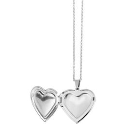 Adelia&acute;s Kette ohne Anh&auml;nger ADELIA&acute;S "Halskette &ndash; Medaillon aus Edelstahl 43+5", silber, Halsketten, Damen, 48cm, Edelstahl, Zum Verschenken an Menschen, die Ihnen am Herzen liegen