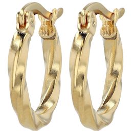 Adelia&acute;s Paar Creolen ADELIA&acute;S "Ohrringe &ndash; Creole aus Edelstahl", Damen, Gr. Damen, Edelstahl, gold, Ohrringe, Zum Verschenken &ndash; ideal zum Geburtstag
