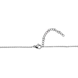 Adelia&acute;s Kette ohne Anh&auml;nger ADELIA&acute;S "Halskette &ndash; Ankerkette aus Edelstahl 43 cm", silber, Halsketten, Damen, 43cm, Edelstahl, Ideal zum Verschenken &ndash; schlicht und stilvoll