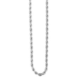 Adelia&acute;s Kette ohne Anh&auml;nger ADELIA&acute;S "Halskette &ndash; Kordelkette aus Edelstahl 60 cm", silber, Halsketten, Damen, 60cm, Edelstahl, Geschenkidee: zeitlos und vielseitig