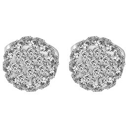 Adelia&acute;s Paar Ohrh&auml;nger ADELIA&acute;S "Ohrringe &ndash; Ohrstecker aus Titan mit Strass Steinchen", Damen, Gr. Damen, Titan, silber, Ohrringe, Ideal als Geschenk zum Jubil&auml;um