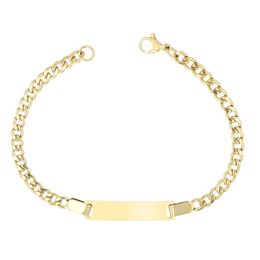 Adelia&acute;s Armband ADELIA&acute;S "Armband &ndash; Panzerarmband aus Edelstahl 18 cm", gold, Armb&auml;nder, Damen, 18cm, Edelstahl, Armband, Eine sch&ouml;ne Geschenkidee f&uuml;r jeden Anlass