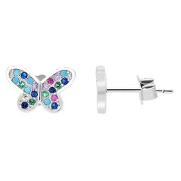 Adelia&acute;s Paar Ohrh&auml;nger ADELIA&acute;S "Ohrringe &ndash; Ohrstecker aus 925 Silber mit Zirkonia", M&auml;dchen, Gr. Kinder, Silber 925 (Sterlingsilber), silber, Ohrringe, Geschenkidee: zeitlos und vielseitig