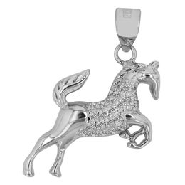 Adelia&acute;s Kettenanh&auml;nger ADELIA&acute;S "Anh&auml;nger &ndash; Pferd Anh&auml;nger aus 925 Silber", silber, Schmuckanh&auml;nger, M&auml;dchen, Silber 925 (Sterlingsilber), Kettenanh&auml;nger, Zum Verschenken &ndash; ideal zum einen besonderen Tag
