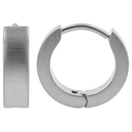 Adelia&acute;s Paar Creolen ADELIA&acute;S "Ohrringe &ndash; Creole aus Titan", Damen, Gr. Damen, Titan, silber, Ohrringe, Ideal zum Verschenken &ndash; schlicht und stilvoll