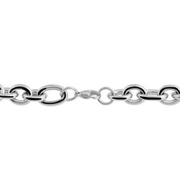 Adelia&acute;s Kette ohne Anh&auml;nger ADELIA&acute;S "Halskette &ndash; Ankerkette aus Edelstahl 45 cm", silber, Halsketten, Damen, 45cm, Edelstahl, Ein stilvolles Geschenk f&uuml;r besondere Momente