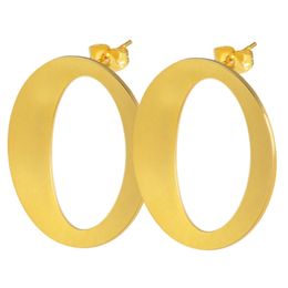 Adelia&acute;s Paar Ohrh&auml;nger ADELIA&acute;S "Ohrringe &ndash; Ohrstecker aus Edelstahl", Damen, Gr. Damen, Edelstahl, gold, Ohrringe, Ideal zum Verschenken &ndash; schlicht und stilvoll